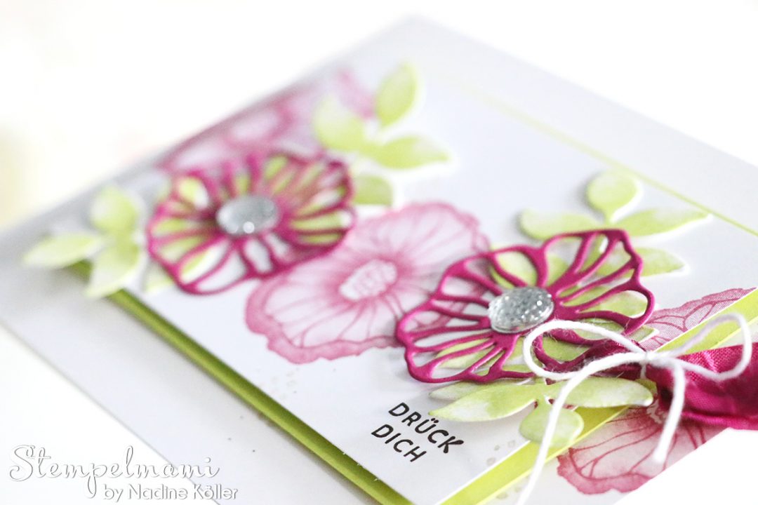 Grusskarte Bunte Vielfalt - Basteln mit Stampin`Up!